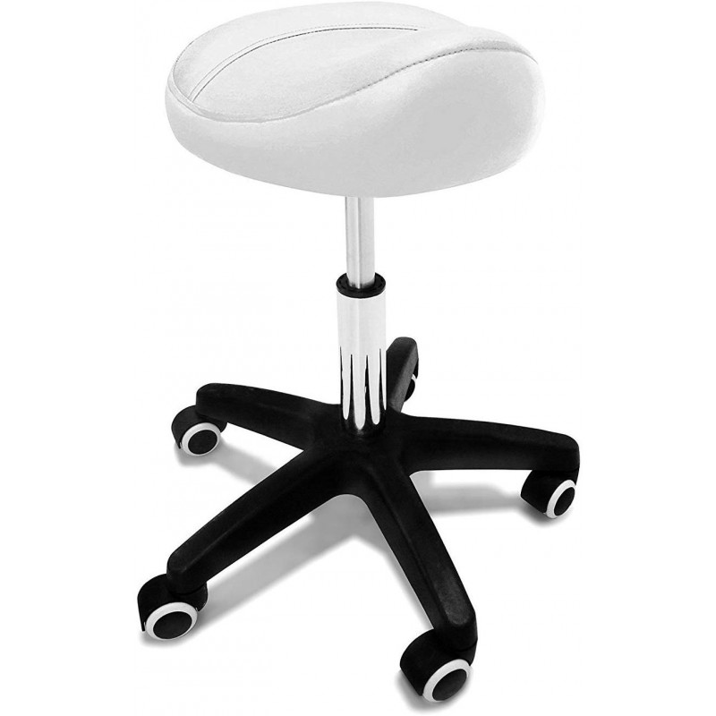 Taburete de Trabajo, Multiusos con Asiento de Material