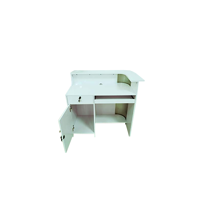 Mostrador para tiendas, mesa con cajones para recepción con raya ...